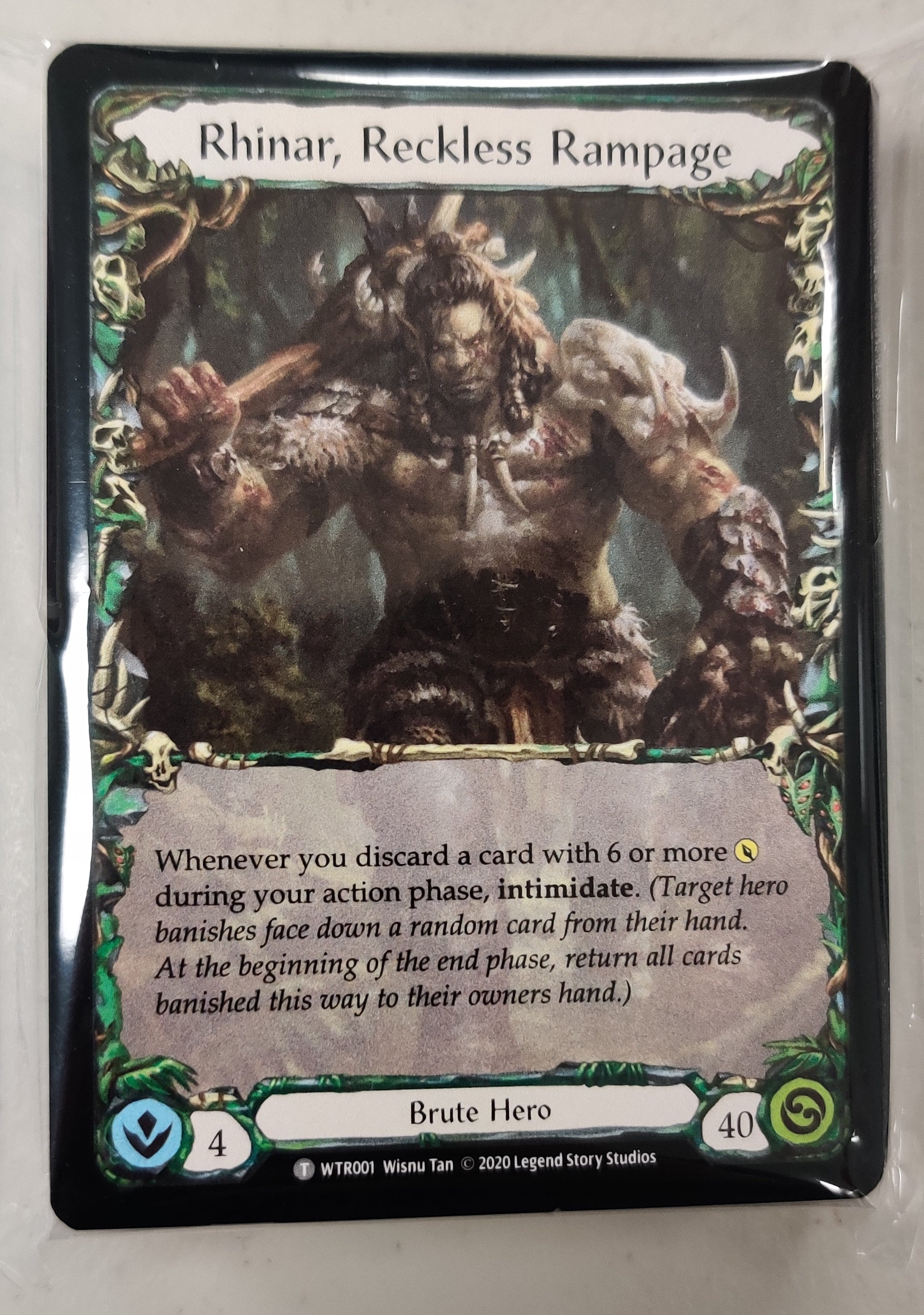 Flesh and Blood: Brute (Rhinar) Hero Deck (Duel Kingdom Original)